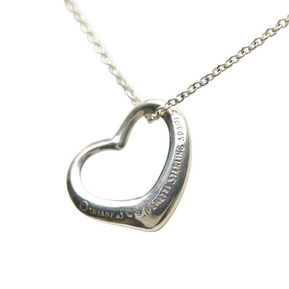 Tiffany & Co. | Bags | Tiffany Open Heart Necklace Silver Co | Poshmark